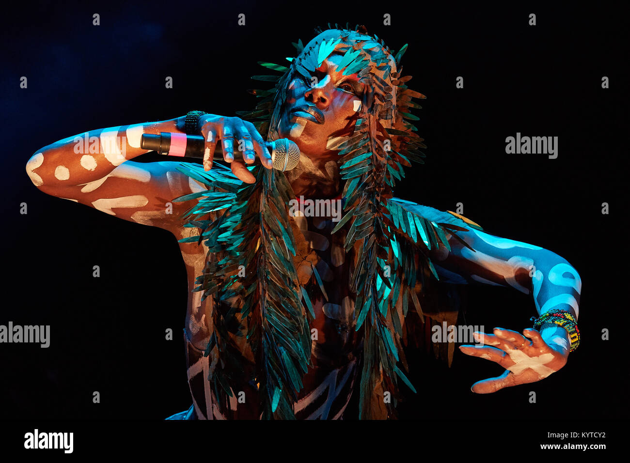 Grace Jones, the Jamaican singer, songwriter, actress and model ...