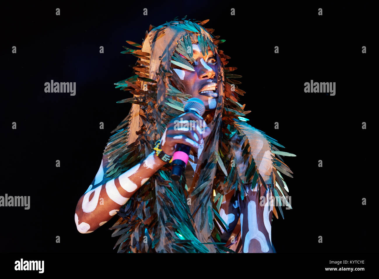 Grace Jones, the Jamaican singer, songwriter, actress and model ...