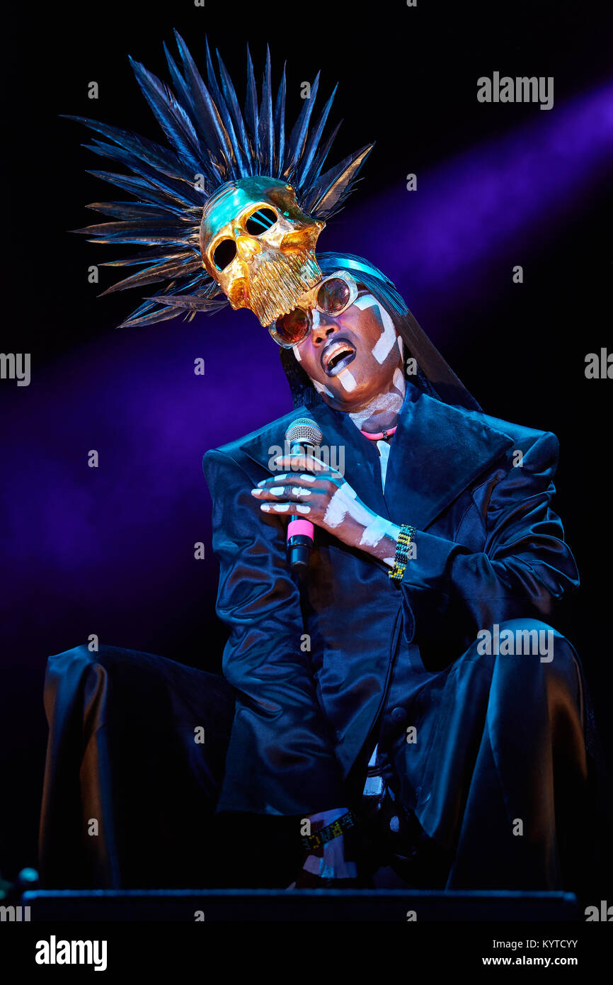 Grace Jones, the Jamaican singer, songwriter, actress and model ...