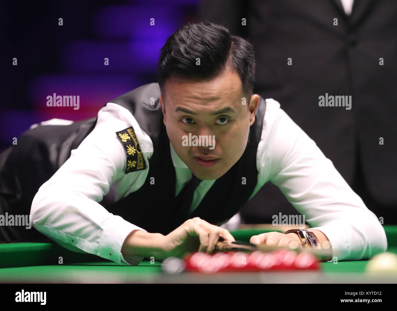 Marco Fu during day three of the 2018 Dafabet Masters at Alexandra ...