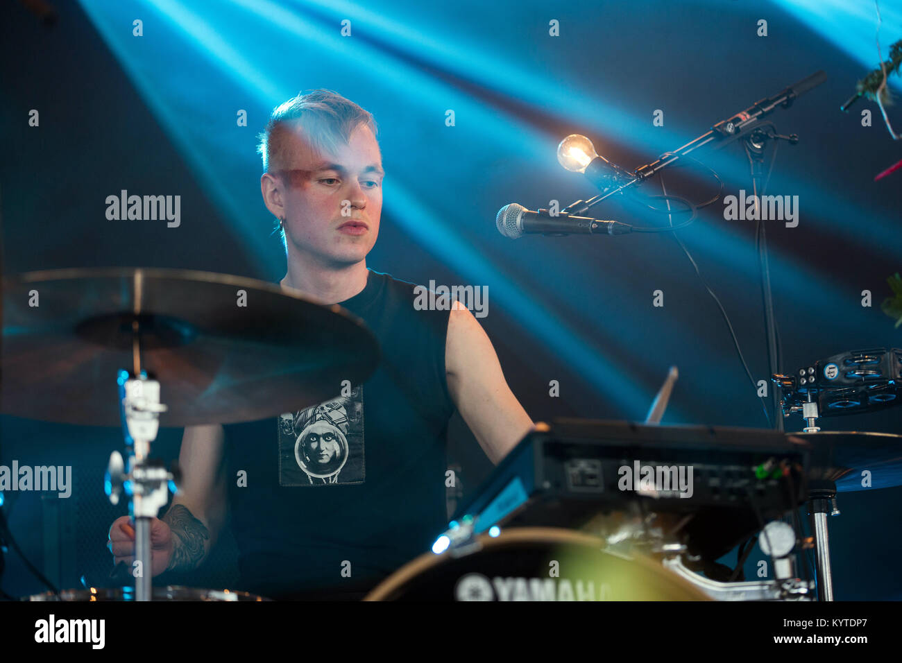 The Norwegian indie pop band Highasakite performs a live concert at the ...