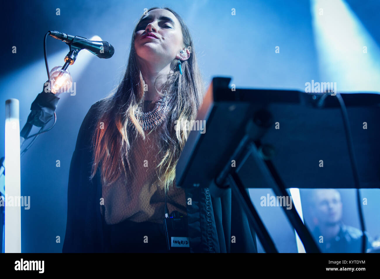 The Norwegian indie pop band Highasakite performs a live concert at ...