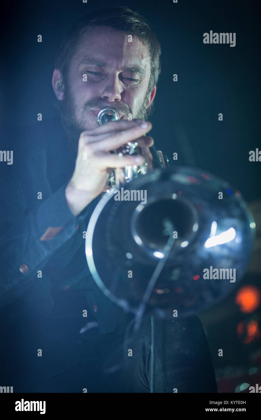 The Norwegian indie pop band Highasakite performs a live concert at ...