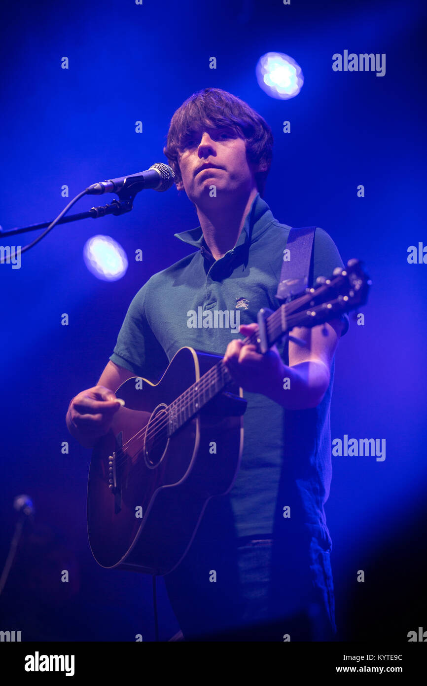 The English singer, songwriter and musician Jake Bugg performs a live ...