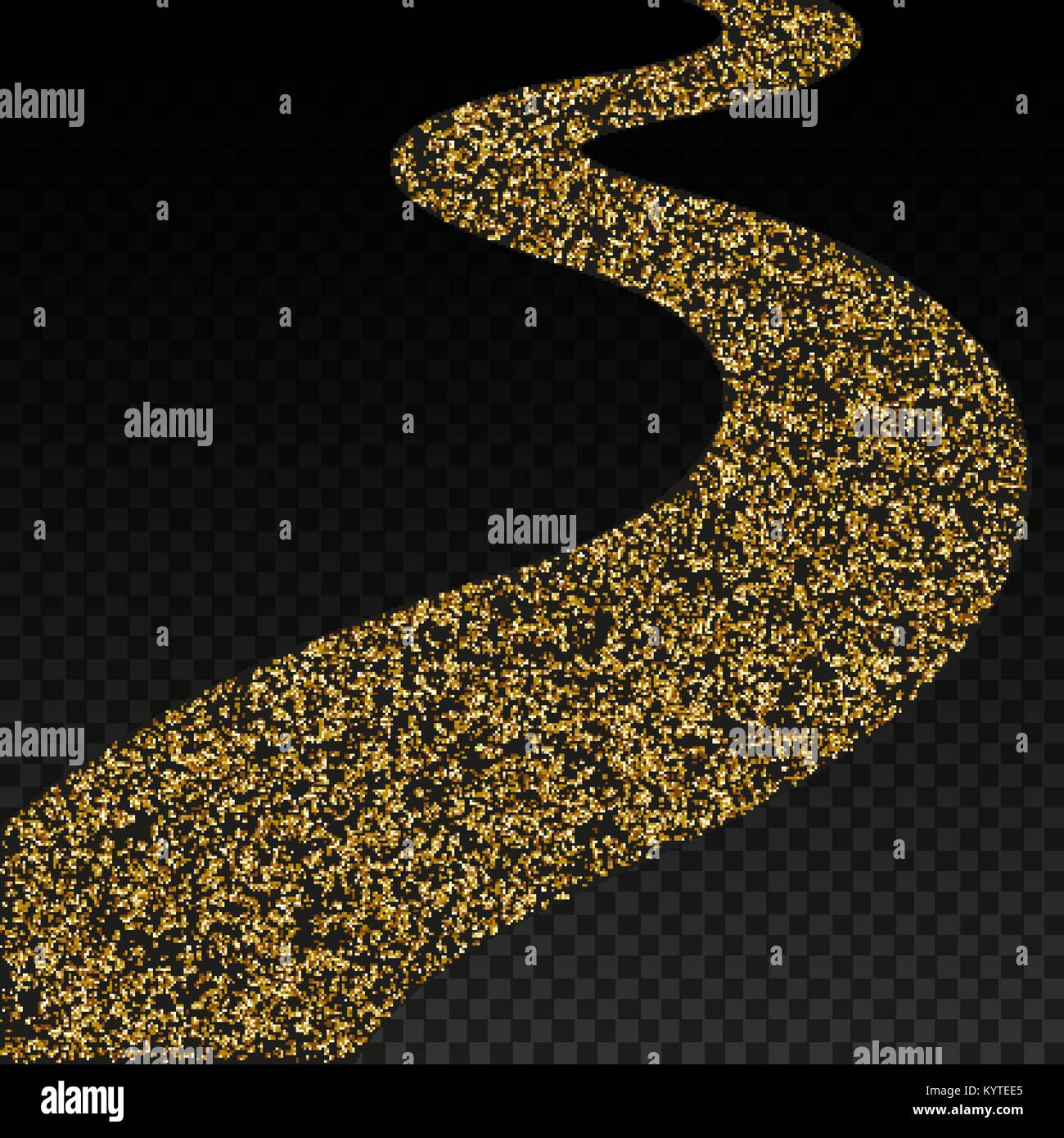 Golden light road Stock Vector Images - Alamy