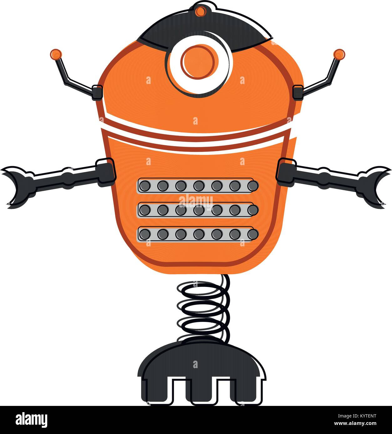 Sketch of a cute robot Stock Vector Image & Art - Alamy