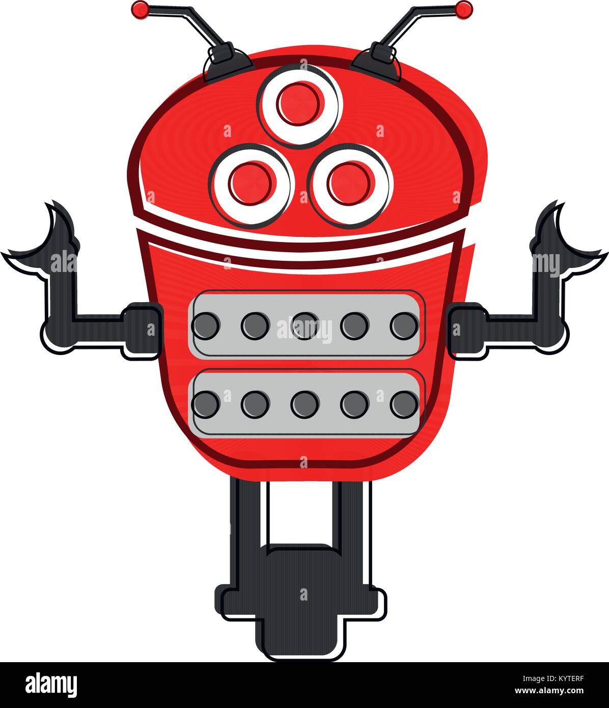 Sketch of a cute robot Stock Vector Image & Art - Alamy