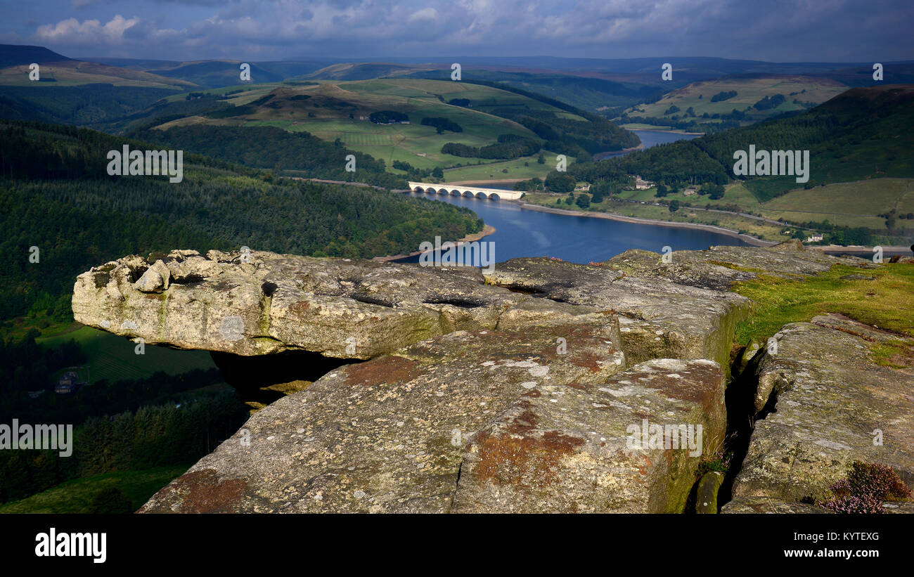 The Upper Derwent Valley from Bamford Edge Stock Photo - Alamy