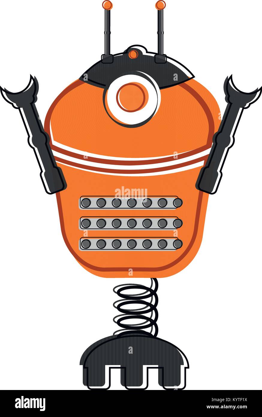 Sketch of a cute robot Stock Vector Image & Art - Alamy