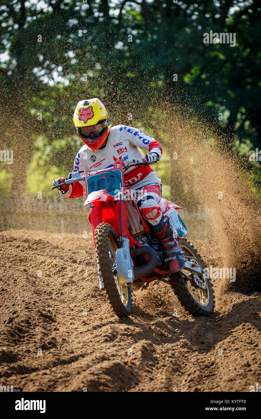 Toby Wright on the Wayne Tame MX Team Honda 250 at the NGR & ACU ...