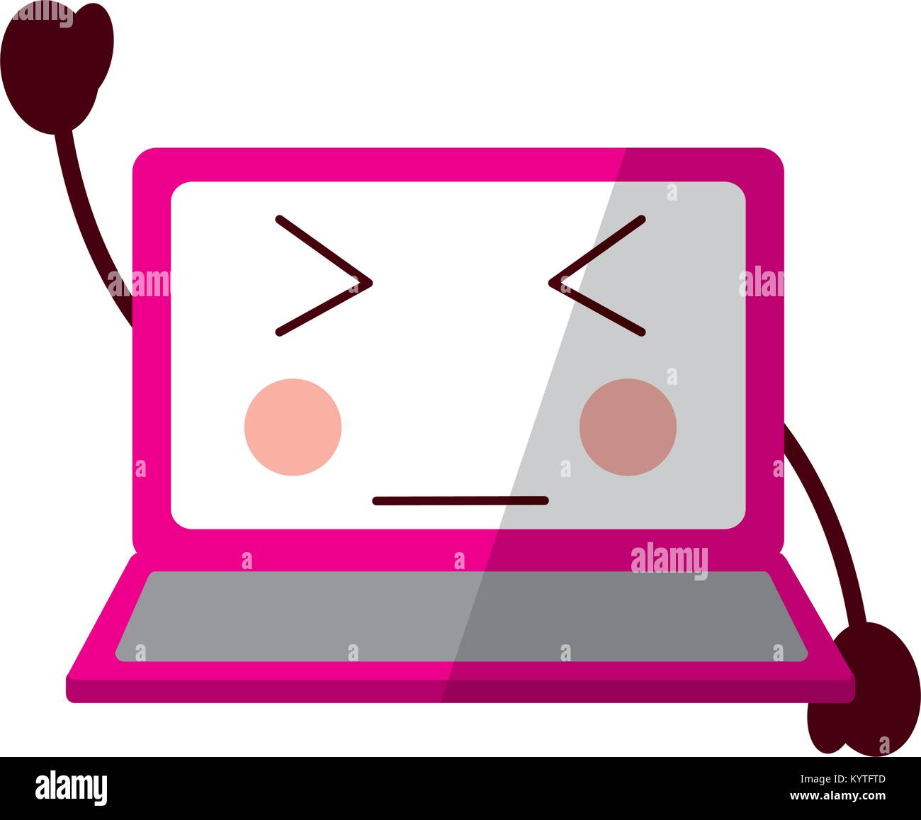 Kawaii screen computer hi-res stock photography and images - Alamy
