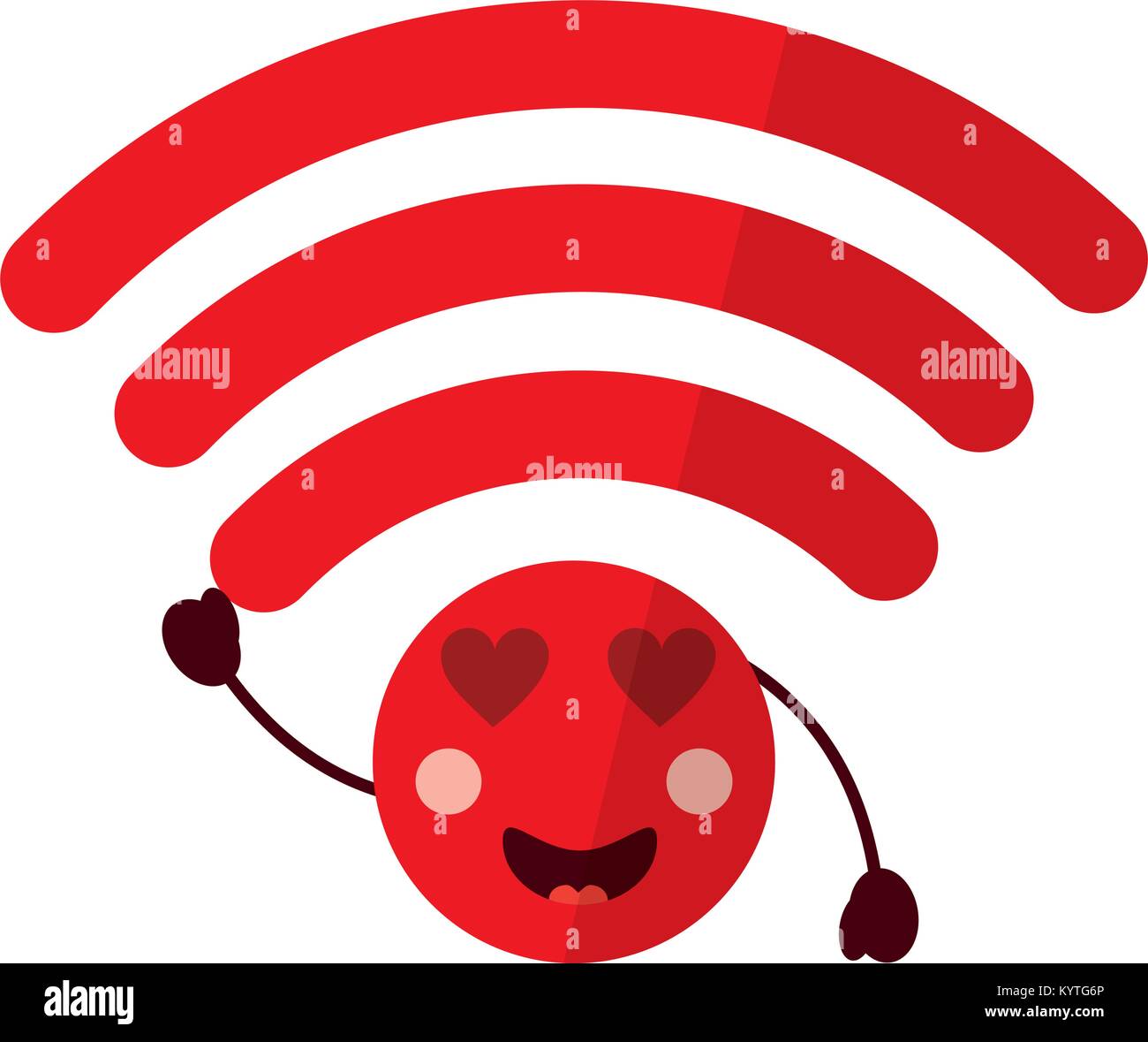 Wifi love Stock Vector Images - Alamy