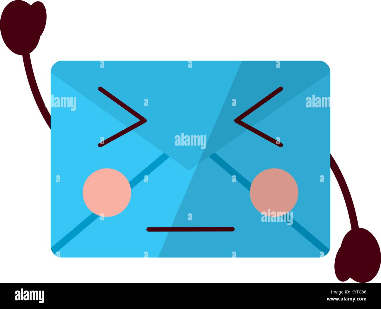 message envelope kawaii icon image Stock Vector Image & Art - Alamy