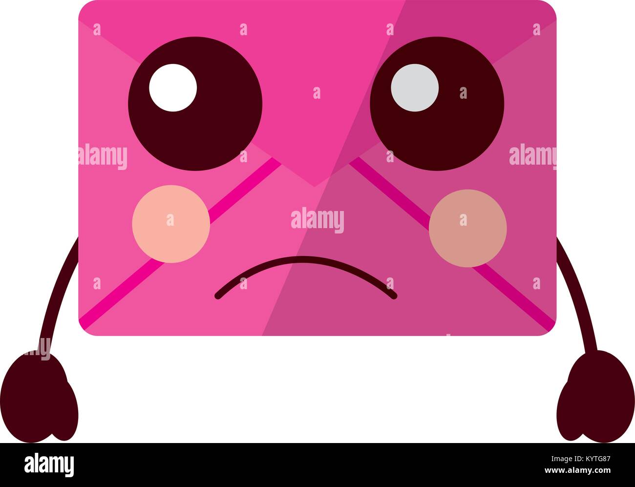 message envelope kawaii icon image Stock Vector Image & Art - Alamy