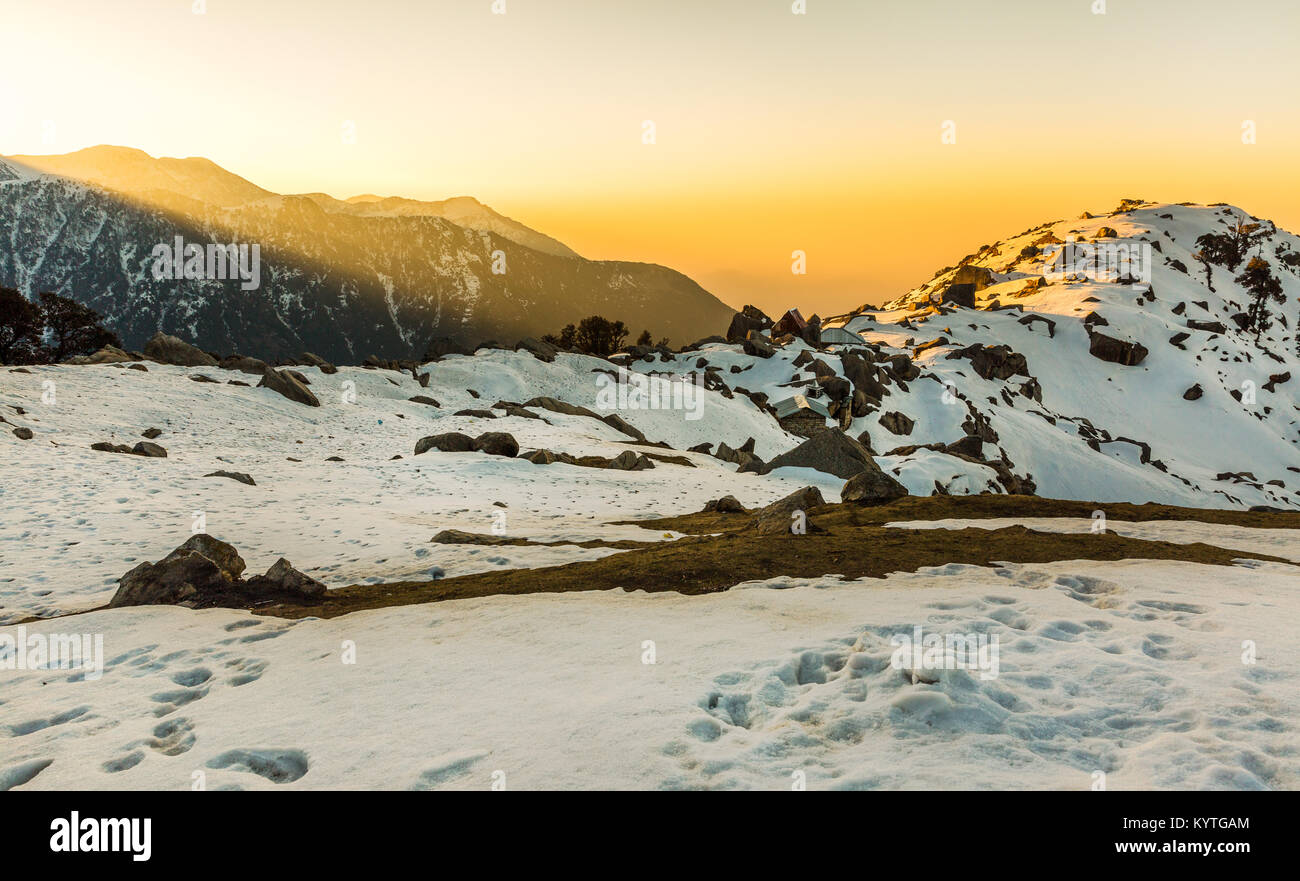 Triund top hi-res stock photography and images - Alamy