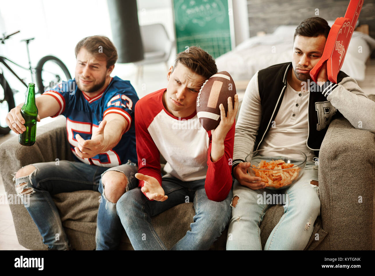 Disappointed football fans hi-res stock photography and images - Alamy