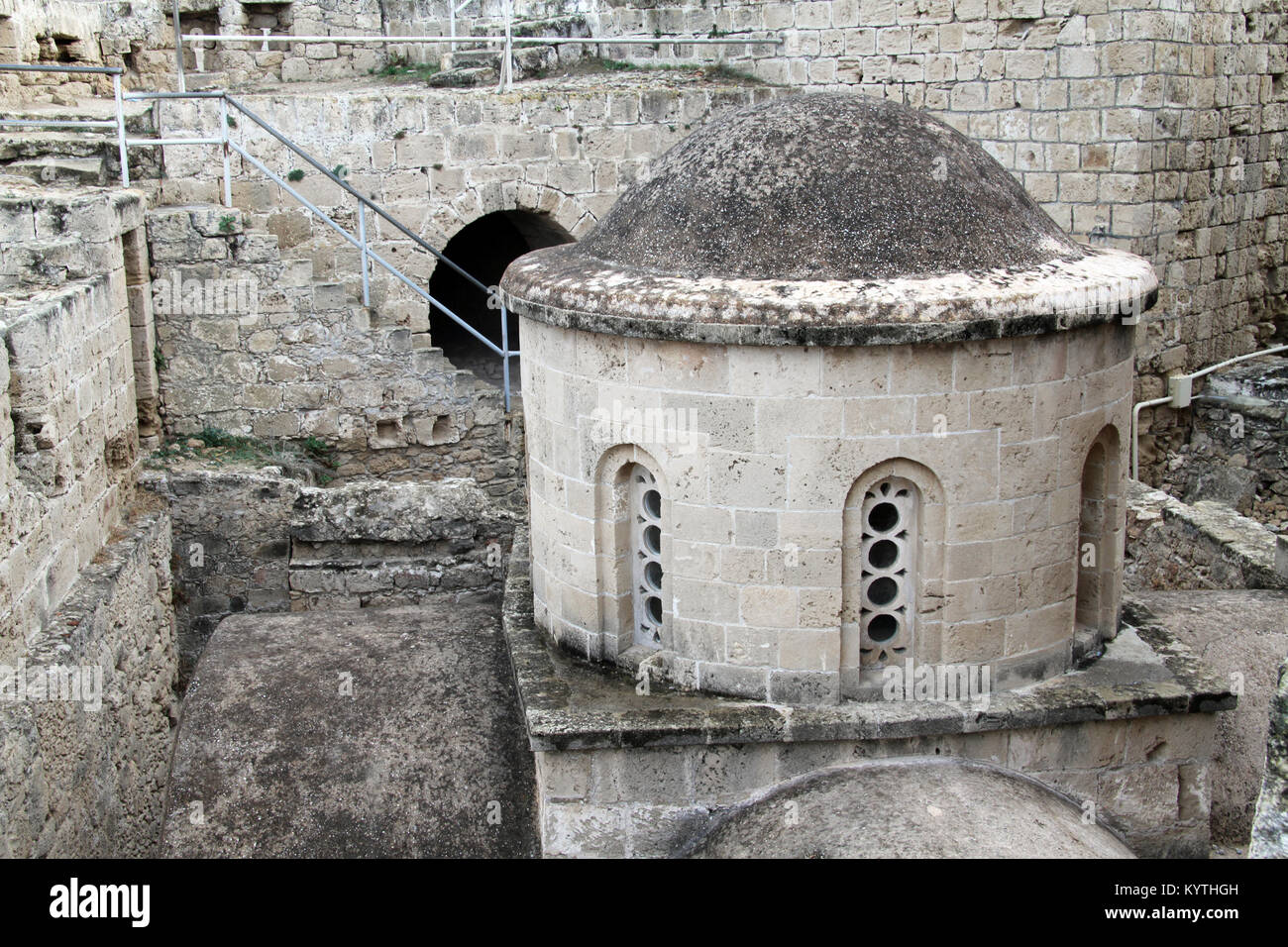 Church inside fortress in Girne, North Cyprus Stock Photo - Alamy
