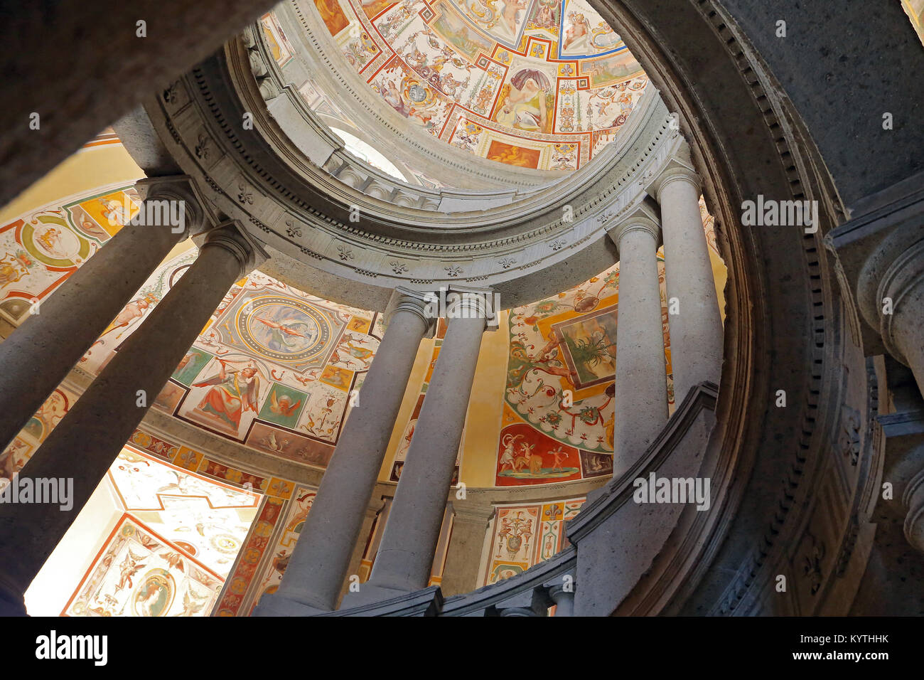 La Scala Regia of the Palazzo Farnese Stock Photo - Alamy