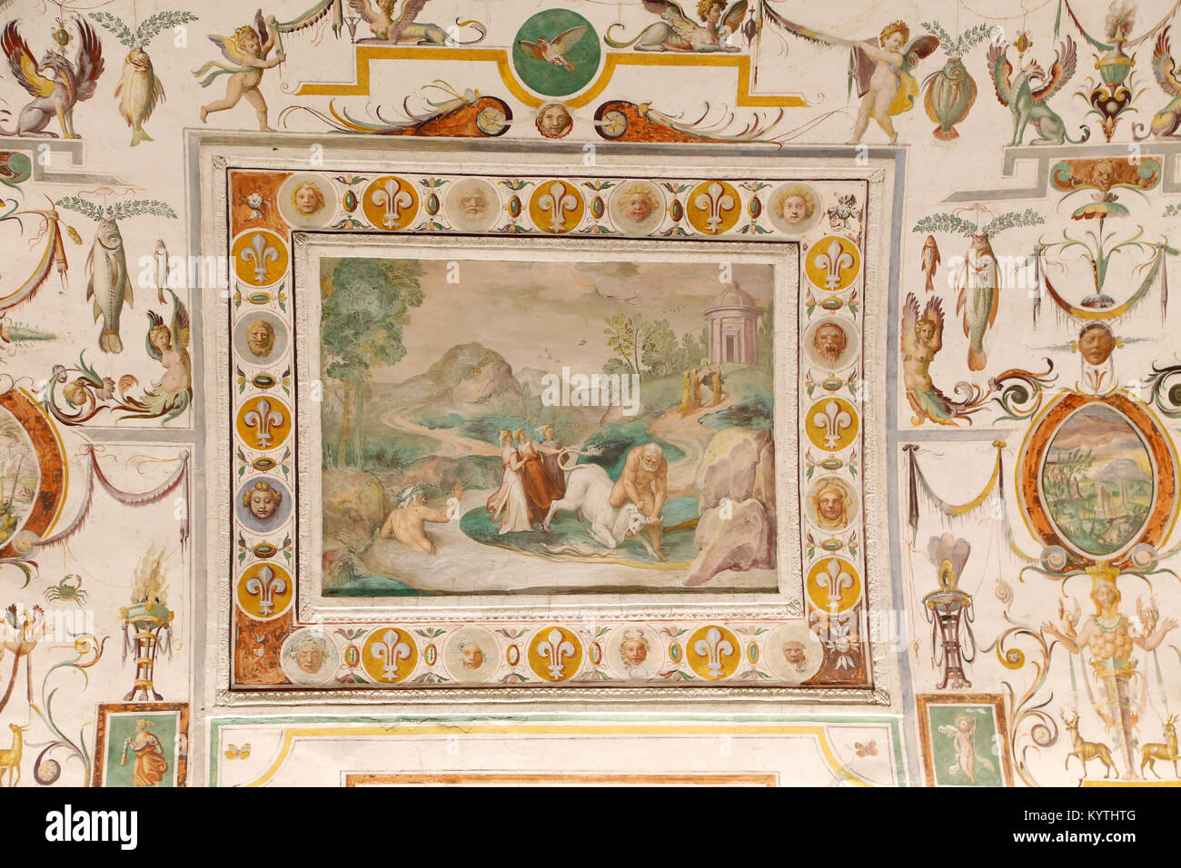 Palazzo farnese frescoes hi-res stock photography and images - Alamy