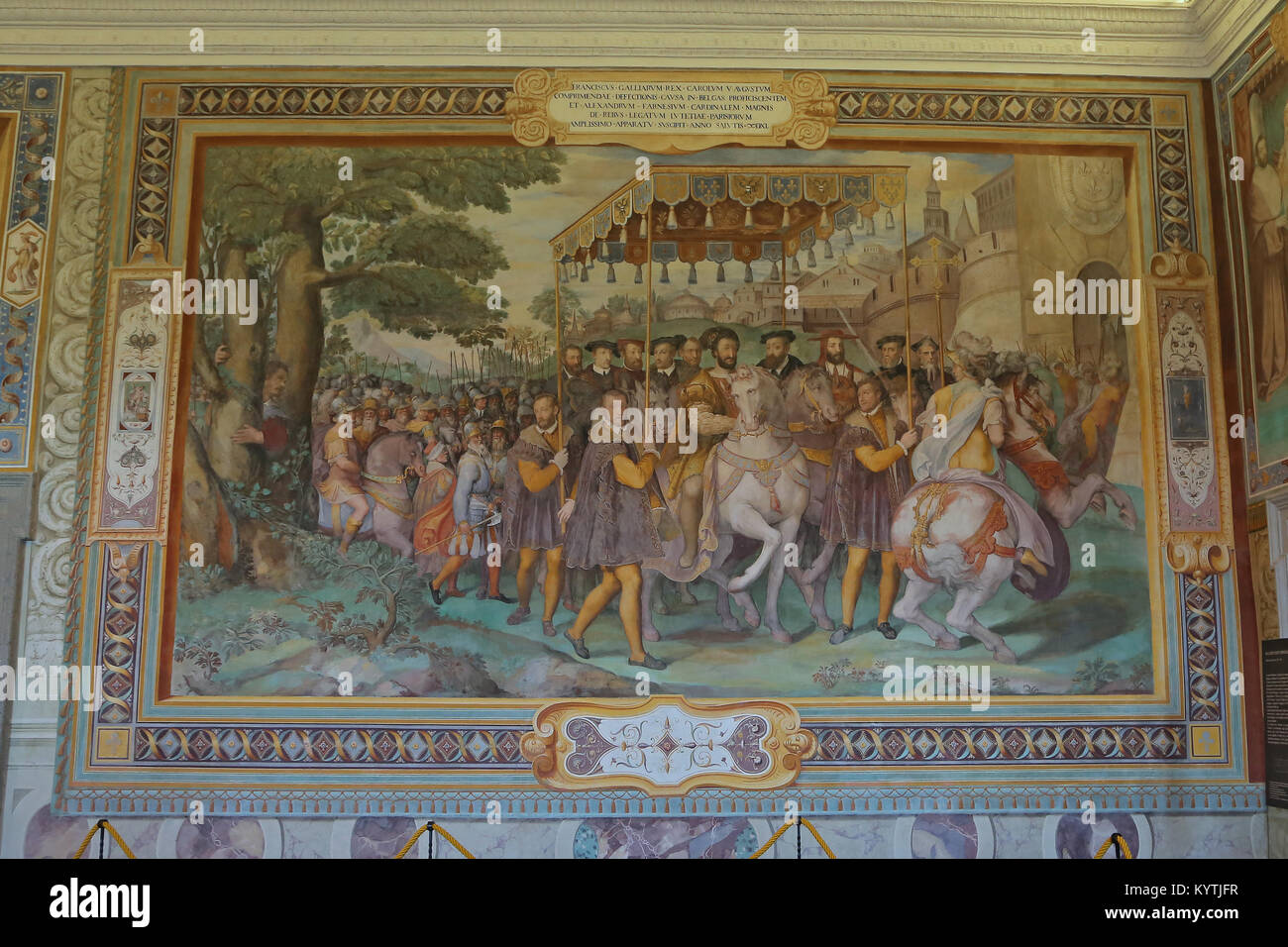 Room of Farnese deeds Stock Photo - Alamy