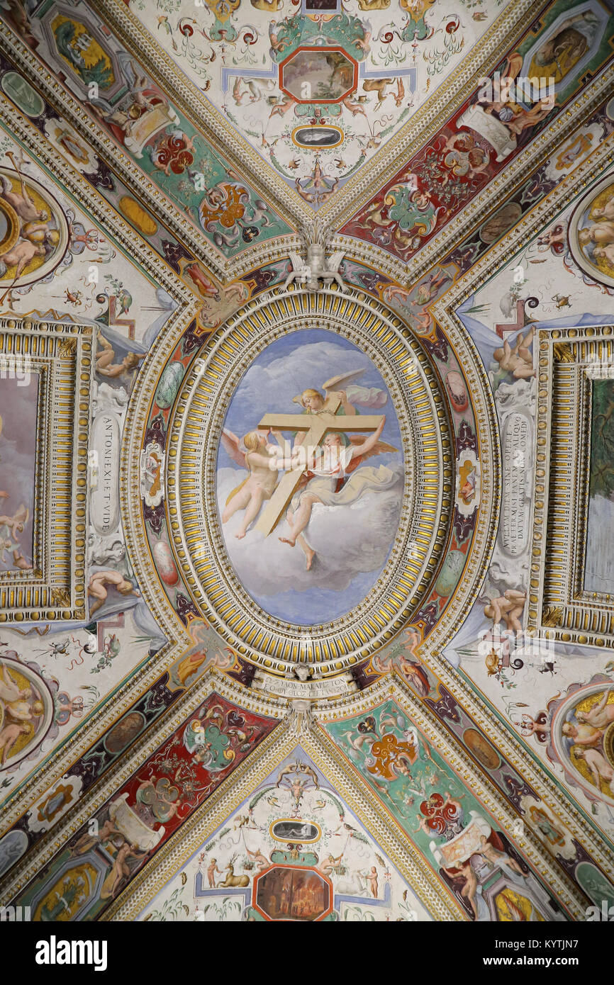 Villa Farnese - Room of Penitence Stock Photo - Alamy