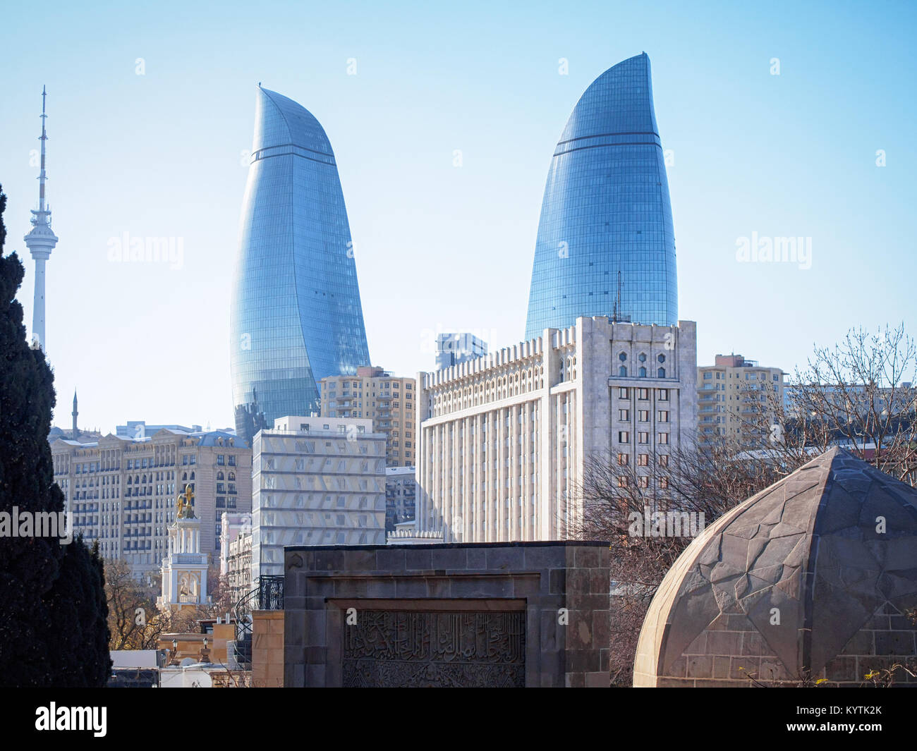 Modern architecture of Baku City, Azerbaijan Stock Photo - Alamy