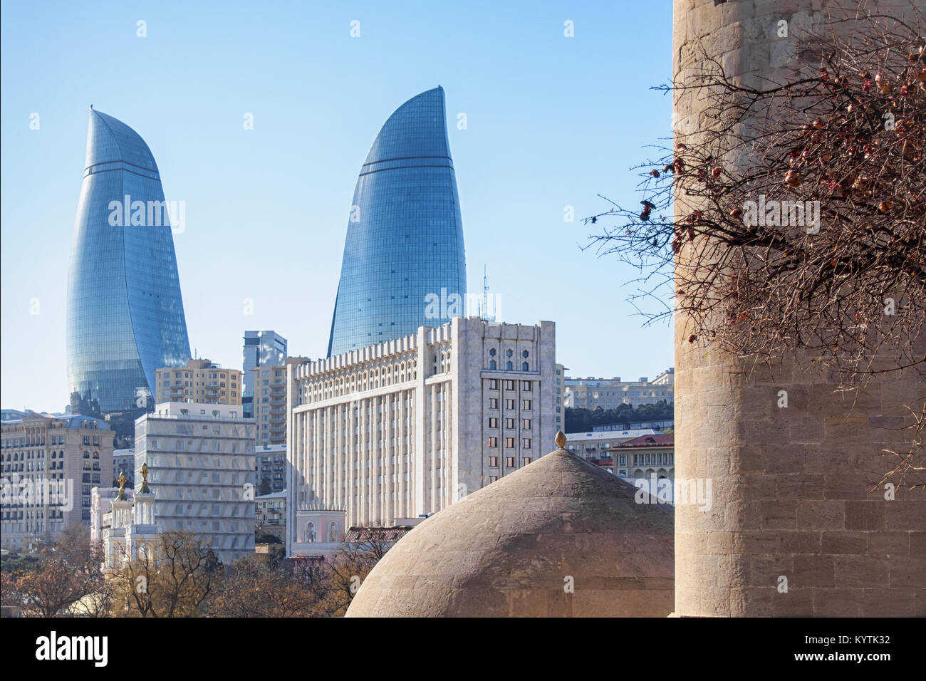 Modern architecture of Baku City, Azerbaijan Stock Photo - Alamy
