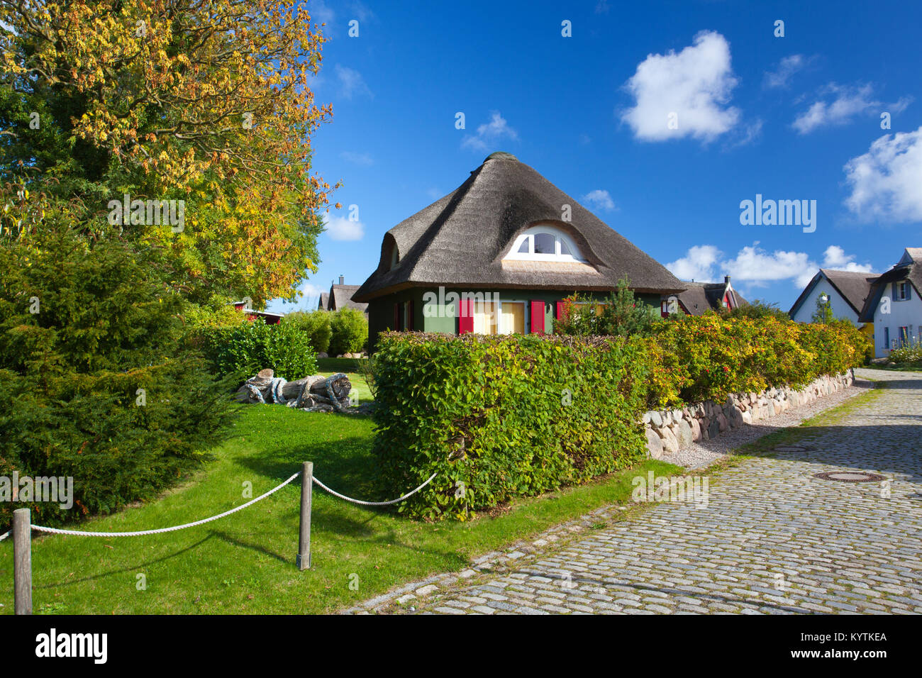 Ahrenshoop, Germany - September, 27,2015: Baltic Sea resort town of ...