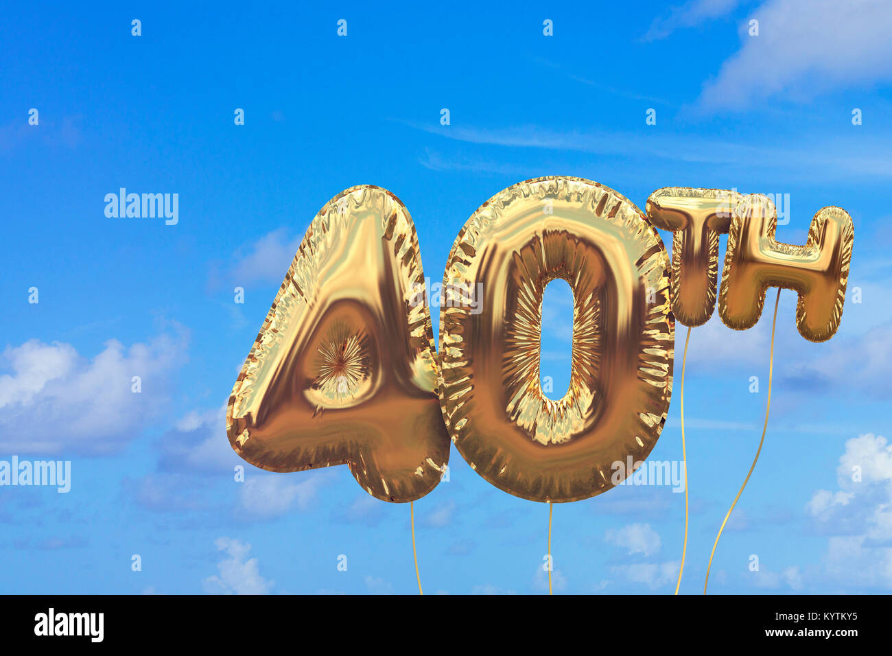 40th Birthday Text High Resolution Stock Photography and Images - Alamy