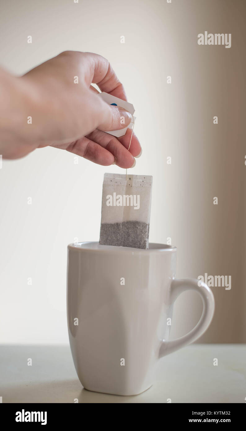 A cup of healthy weight controlling green tea Stock Photo - Alamy