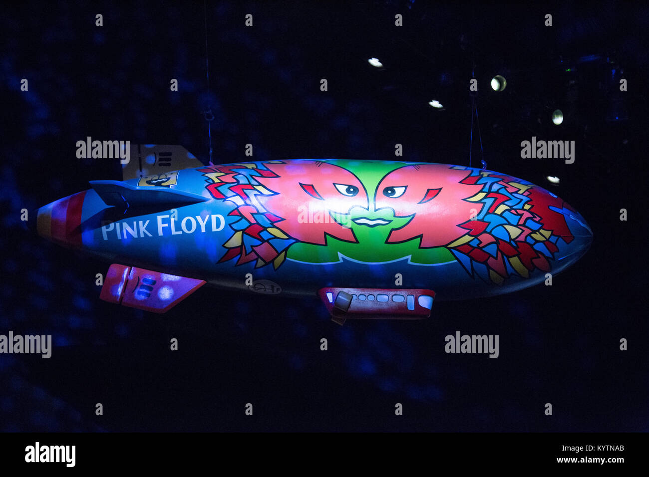 Roma, Italy. 16th Jan, 2018. Exhibition "The Pink Floyd Exhibition - Their Mortal Remains" at ...
