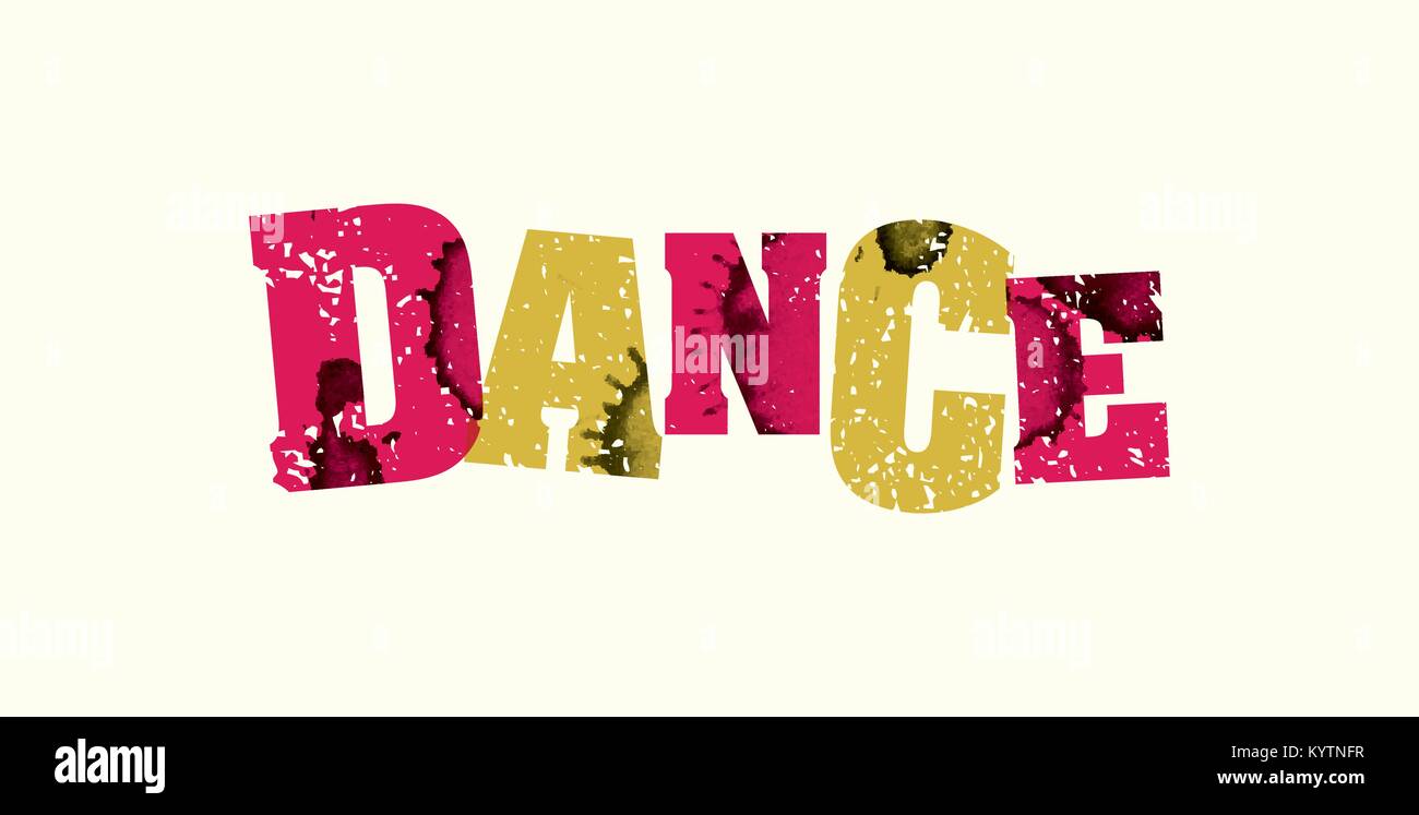 Hand paint dance Stock Vector Images - Alamy