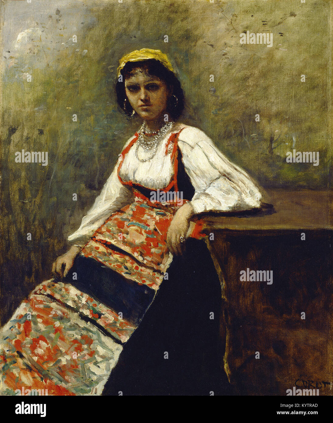 Camille corot italian woman hi-res stock photography and images - Alamy