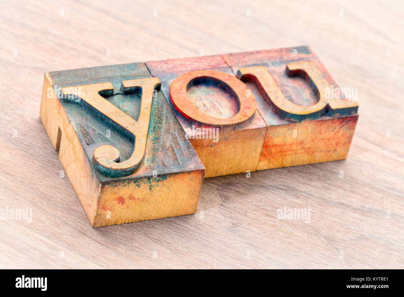 you word abstract- text in vintage letterpress wood type printing ...