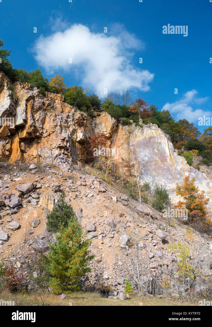 A beautiful autumn day at Abelman's Gorge State Natural Area, on ...