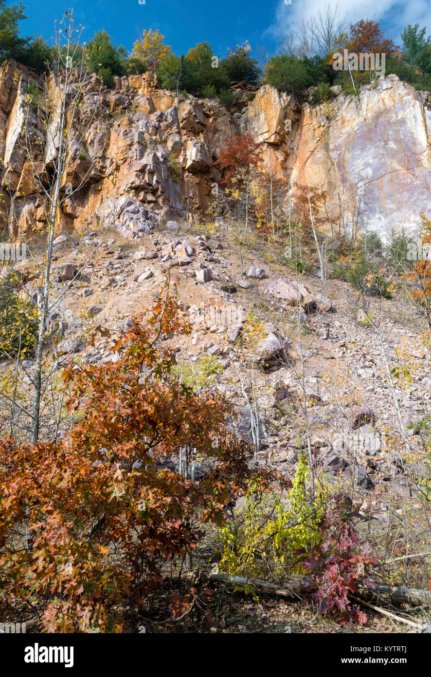 A beautiful autumn day at Abelman's Gorge State Natural Area, on ...