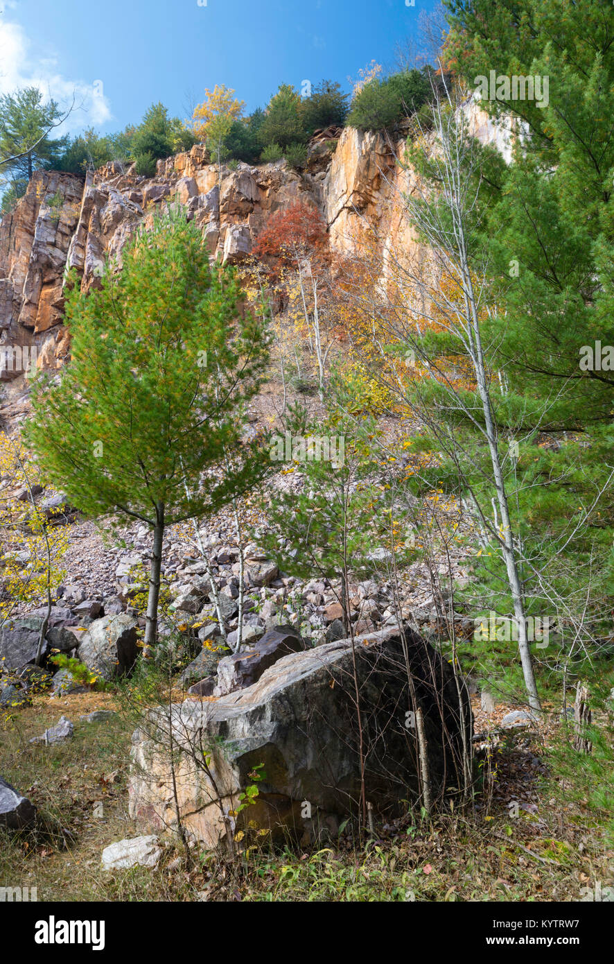A beautiful autumn day at Abelman's Gorge State Natural Area, on ...