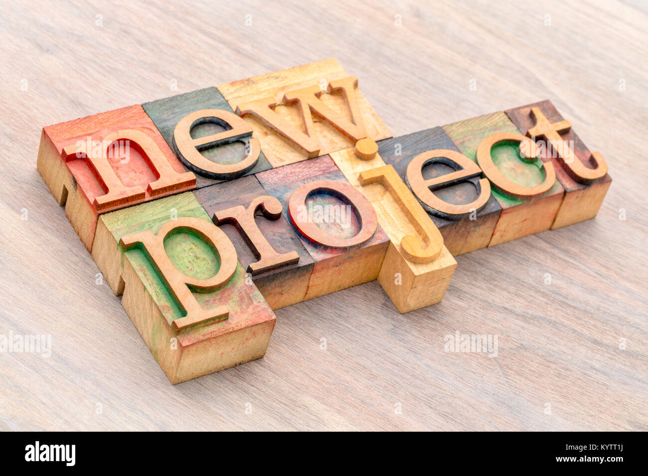 new project word abstract in letterpress wood type printing blocks ...