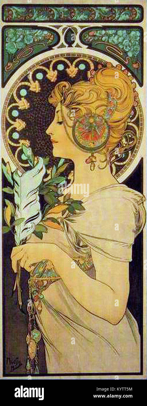 Alfons Mucha Stock Photo - Alamy