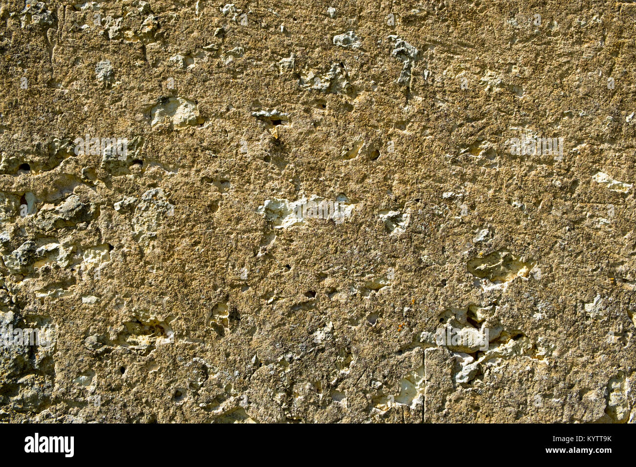 Roughly rendered rubble wall construction exterior full frame texture ...