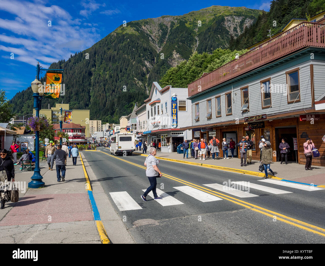 Juneau, state capitol of Alaska Stock Photo - Alamy