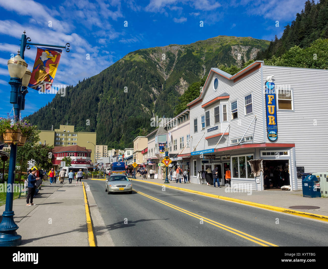 Juneau, state capitol of Alaska Stock Photo - Alamy