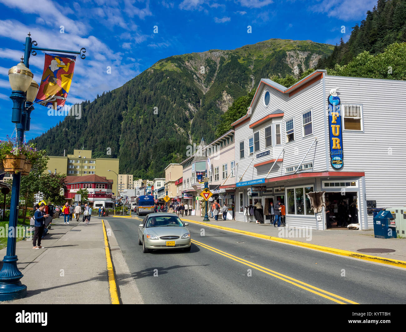 Juneau, state capitol of Alaska Stock Photo - Alamy