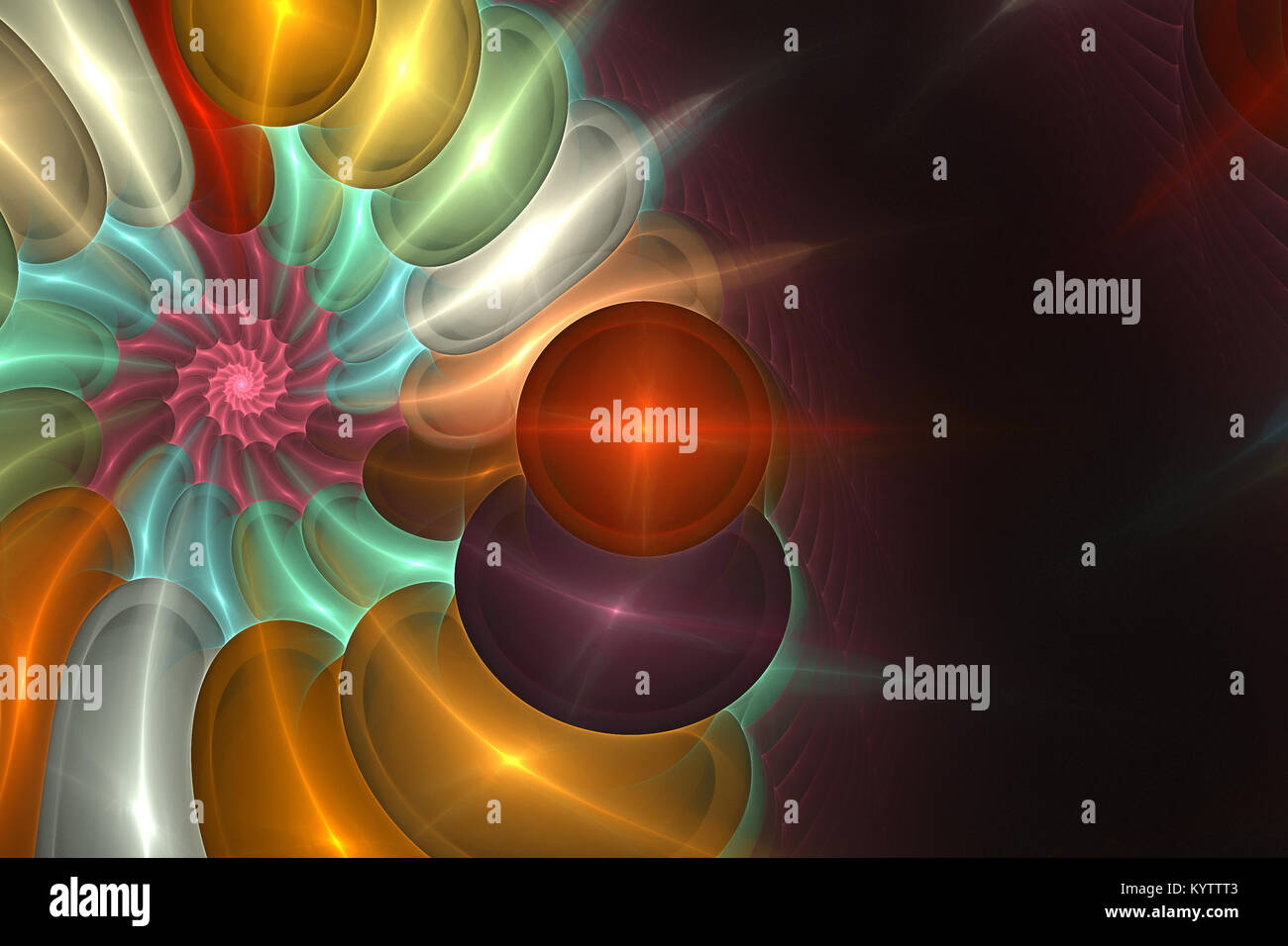 Fractal mathematic algorithm generated art picture illustration can ...