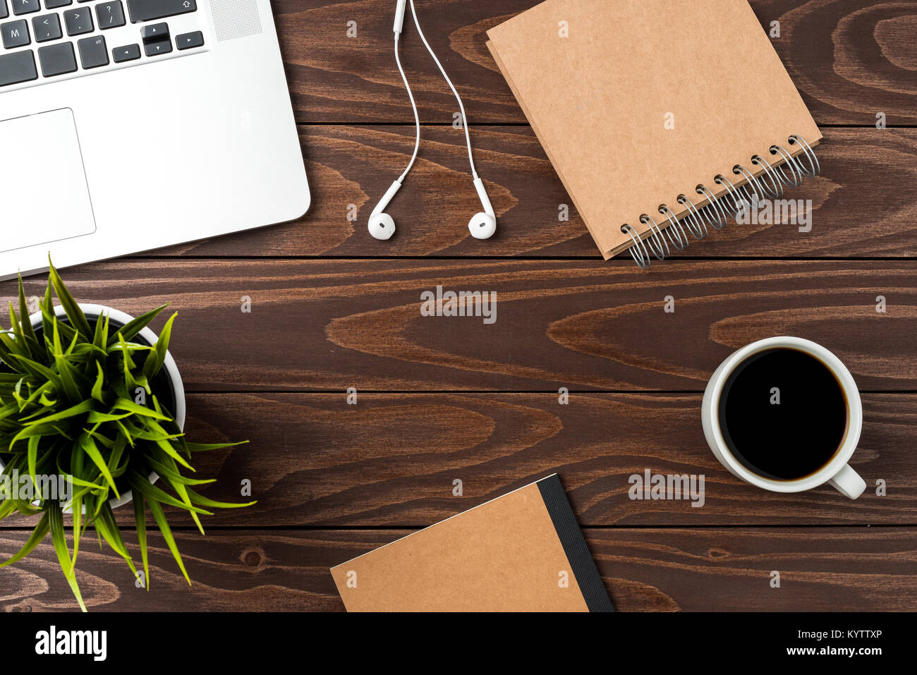 Overhead view of desktop hi-res stock photography and images - Alamy