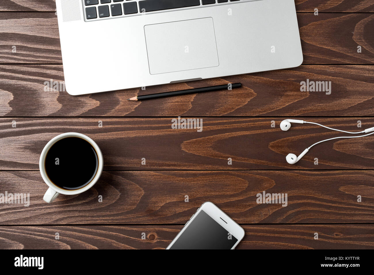 Overhead view of desktop hi-res stock photography and images - Alamy