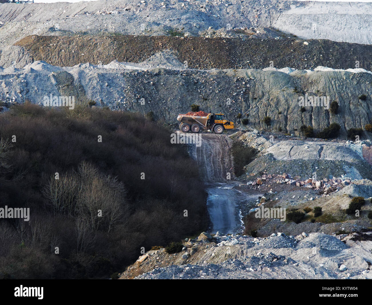 china clay Imerys and Cornwall council incinerator St Dennis.cornwall ...