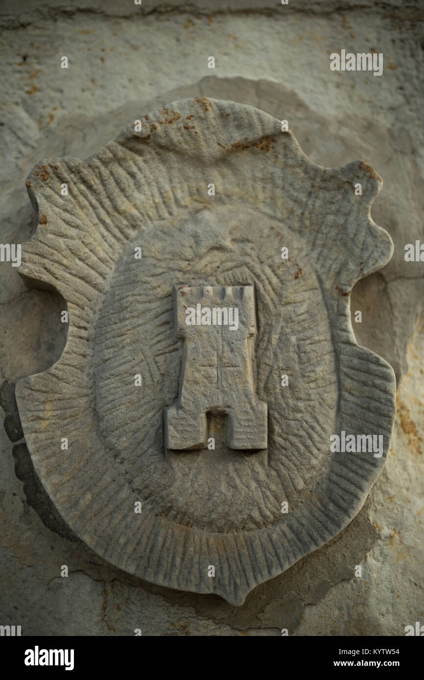 Engraved letter A Stock Photo - Alamy