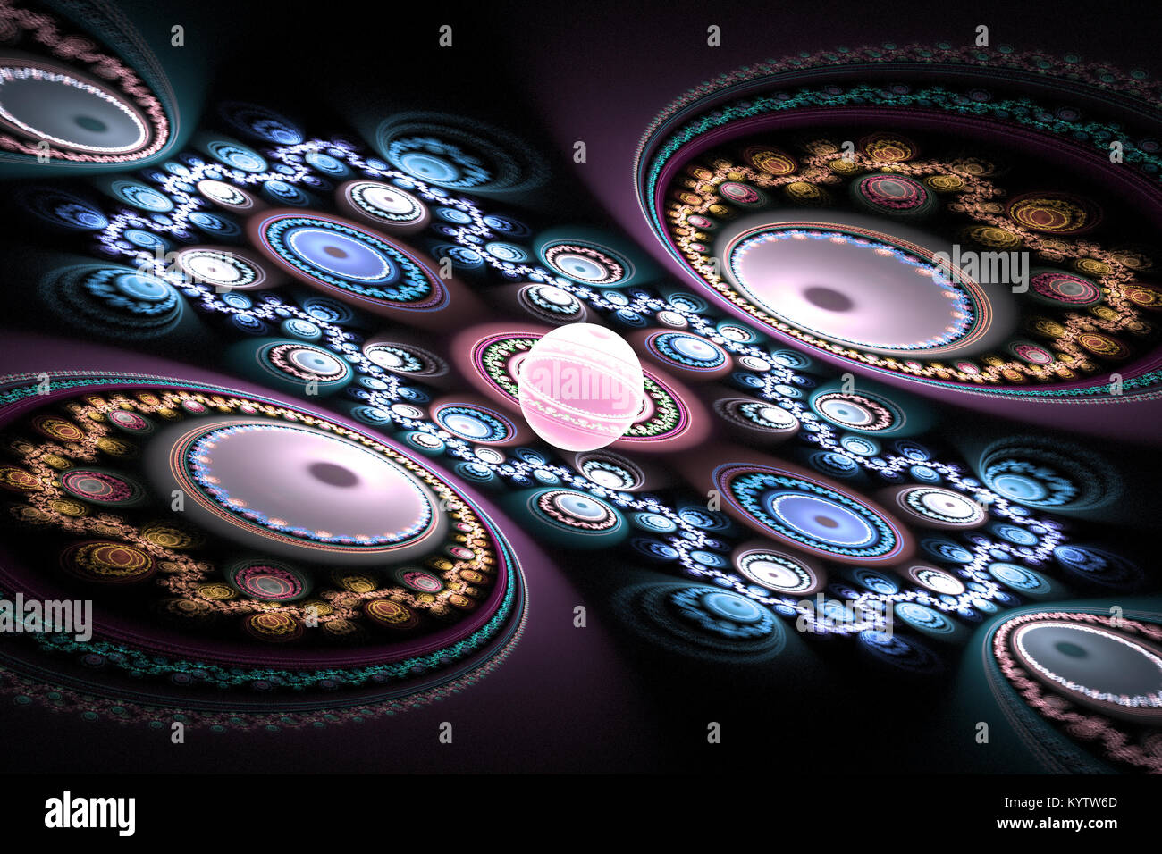 Fractal mathematic algorithm generated art picture illustration can ...