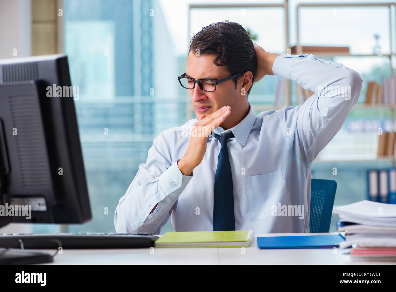Profusely sweating hi-res stock photography and images - Alamy
